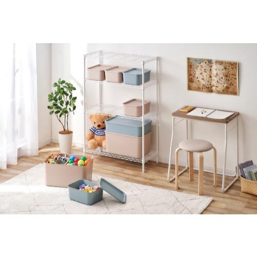 アイリスオーヤマ 積み重ねられるふた付き収納ボックス ｜カウネット