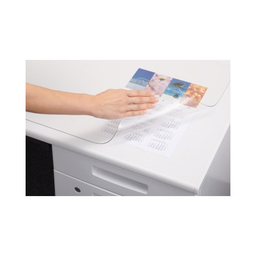 カウネット デスクマット 透明／中厚 下敷なし 1195×695mm 1枚｜カウネット