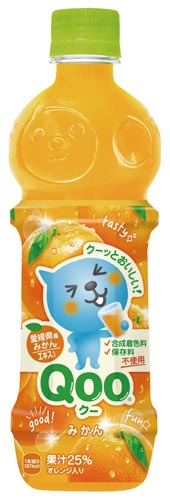 コカ・コーラ ミニッツメイド Qoo オレンジ425ml 果汁飲料 24本入｜カウネット