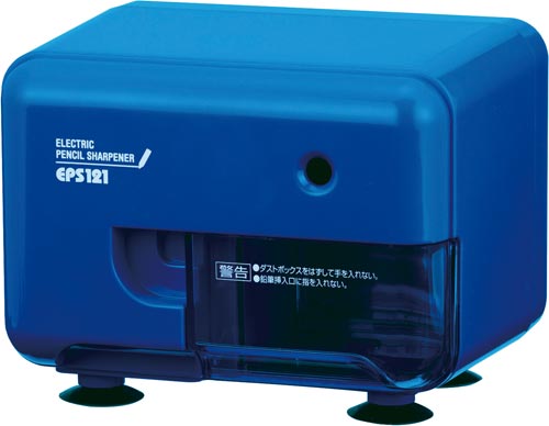 アスカ 電動シャープナー ブルー 1台 EPS121B 鉛筆削り｜カウネット