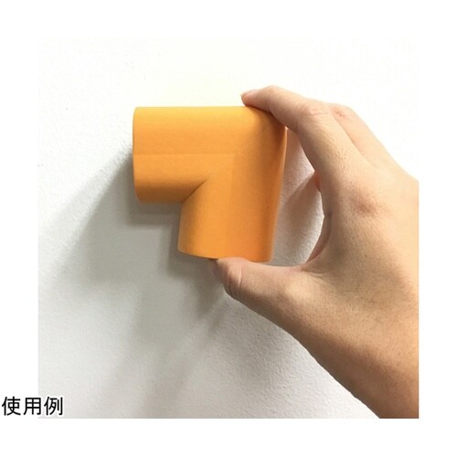 セーフラン安全用品 安全クッション L字型 コーナー用 大 黄 4個 J2702－YE J2702－YE 1箱の通販｜カウネット