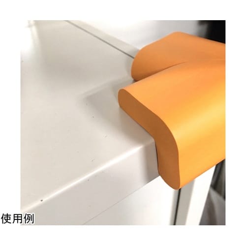 セーフラン安全用品 安全クッション L字型 コーナー用 大 黄 4個 J2702－YE J2702－YE 1箱の通販｜カウネット