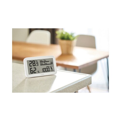 ドリテック 気圧がわかる温湿度計 O－707WTの通販｜カウネット